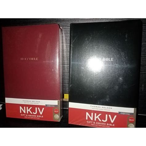 Nkjv T And Award Bible Red Letter Edition Shopee Philippines