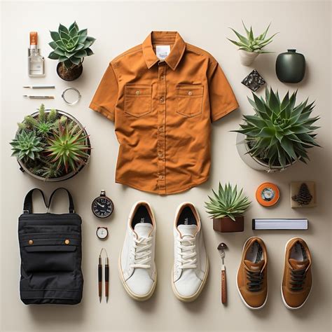 Premium Ai Image Flat Lay Photo