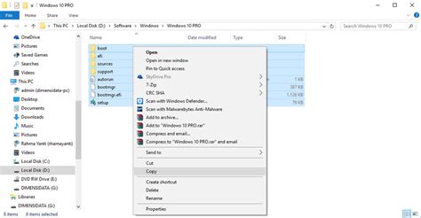 cara membuat bootable flashdisk windows 7 8 dan 10 tanpa software