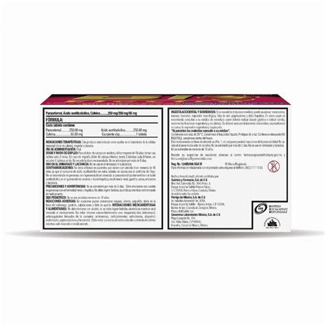 Bio Electro 250 250 65mg Tab Con 24 Soriana