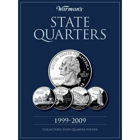 Warmans State Quarters 1999 2009 Collectors Folder Dc And Territories