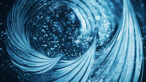 Flowing Curve And Particles Background D Rendering Stock Video At Vecteezy