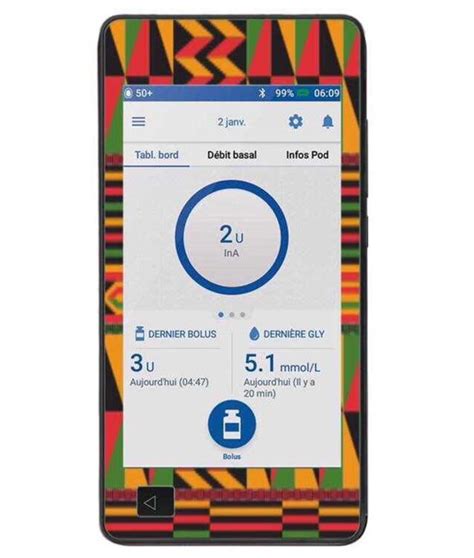 Sticker Omnipod Dash⎜ Africa Diabs Follow