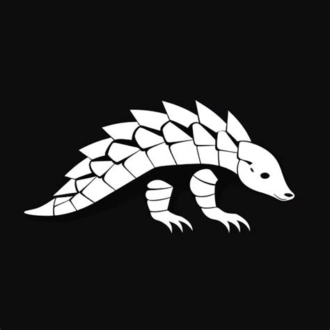 A Lizard Made Of Tiles With A Pattern Of A Turtle Premium Ai