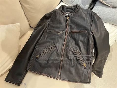 Rrl Ralph Lauren Rrl Ralph Lauren Retro Motorcycle Leather Jacket J100