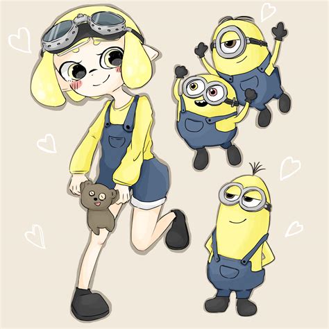 Minion Inkling By ぴの Rsplatoon