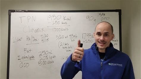 How To Calculate Tpn Part 3 Youtube