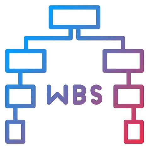 Premium Vector Work Breakdown Structure Icon Vector Image Can Be Used