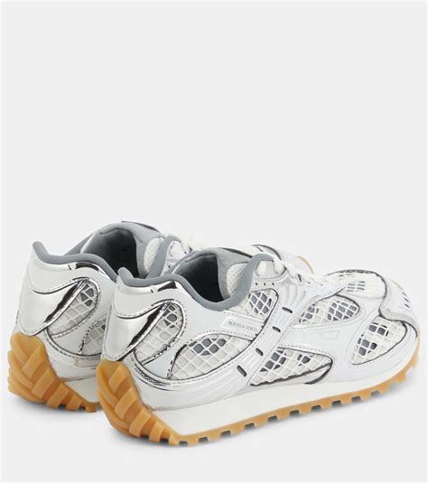 Bottega Veneta Orbit Metallic Sneakers Bottega Veneta