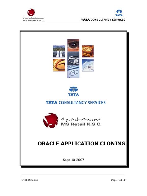 Oracle Apps Cloning Ver 1 0 Pdf Java Virtual Machine Computer Engineering