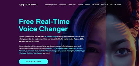 Voicemod Transform Your Audio Experience With A Voice Changer