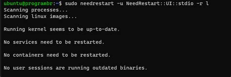 Daemons Using Outdated Libraries Restart Services In Ubuntu