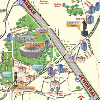 Jakarta Tourism Map By Georof Map Services Avenza Maps