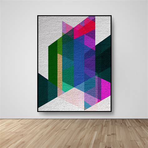 geometric intersection vividwalls