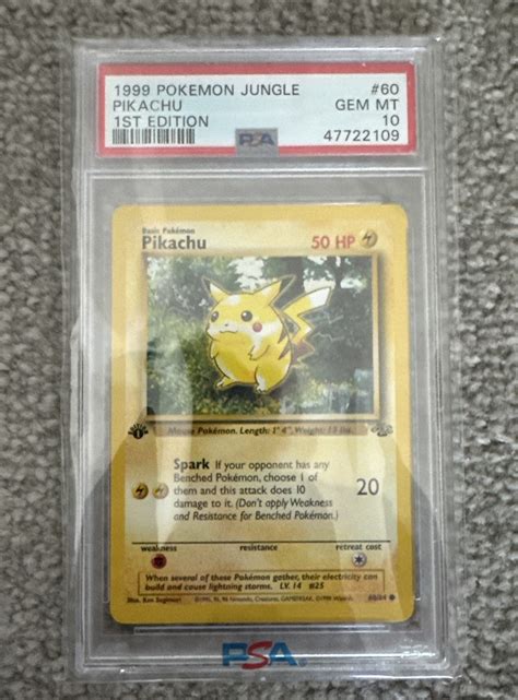 Pikachu 1999 Jungle 60 64 1st Edition Price Guide Sports Card Investor