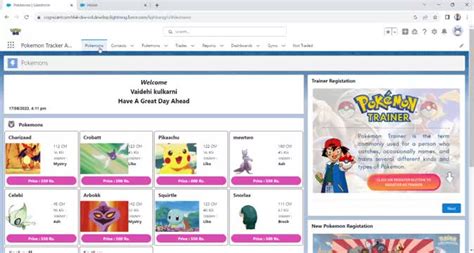Vaidehi Kulkarni On Linkedin Salesforce Salesforceadministrator Pokemontrackerapp Innovation…