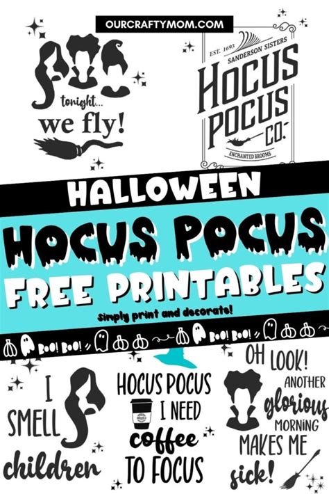 Printable Hocus Pocus Images Free Printable Templates