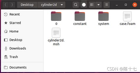 Openfoam的圆柱绕流算例记录openfoam圆柱绕流 Csdn博客