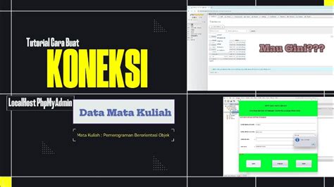 Tutorial Cara Buat Project Koneksi Data Mata Kuliah Mahasiswa Di Aplikasi Java Apache Netbeans