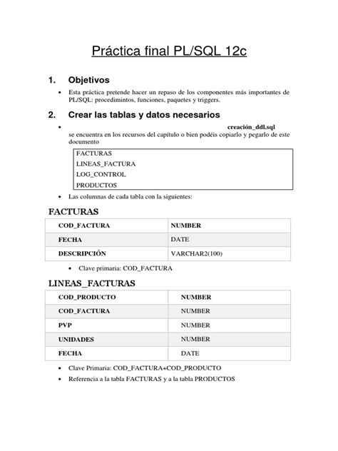 practica de repaso pl sql 2019 pdf bases de datos ciencias de la