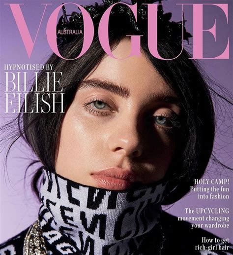 Vogue Billie Eilish 💜💯🤩 Vogue Australia Fashion Magazine Cover Vogue