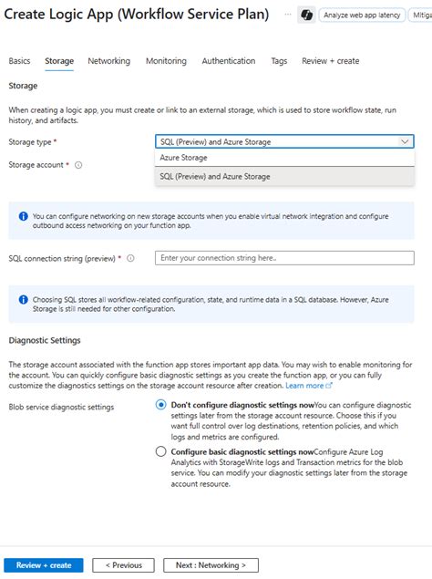 configure sql storage for standard logic apps microsoft community hub