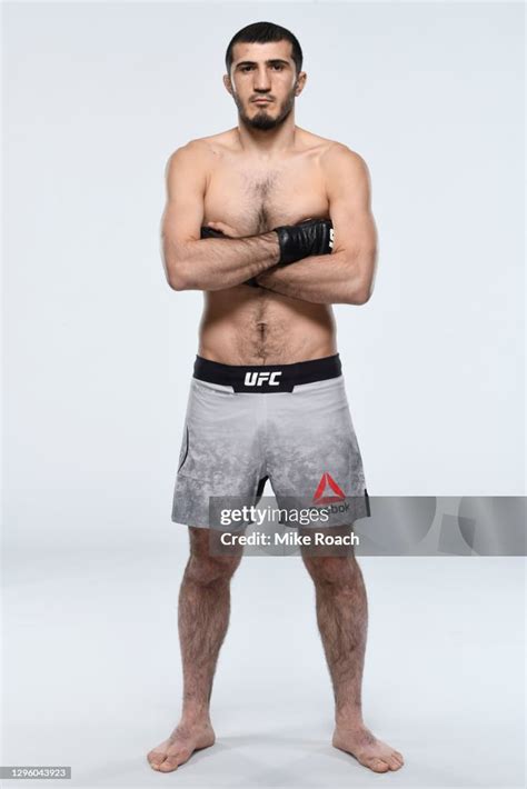 Ramazan Emeev Poses For A Portrait During A Ufc Photo Session On