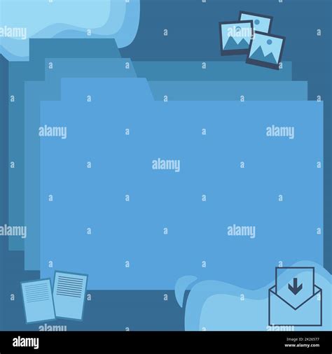 Desktop Folders Inside Web Browser Showing Recent Technology Laptop Screen Presenting Modern