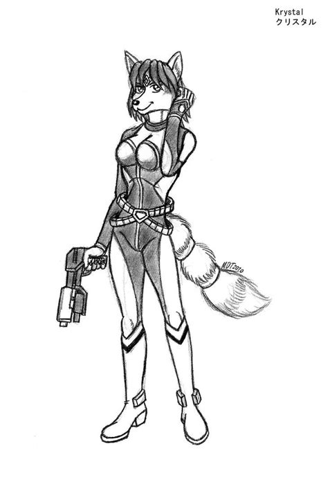 Starfox Krystal By Mdtartist83 On Deviantart