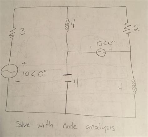 Solved 540 04 0 Solve With Node Analsis