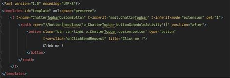 adding a button to the chatter topbar odoo