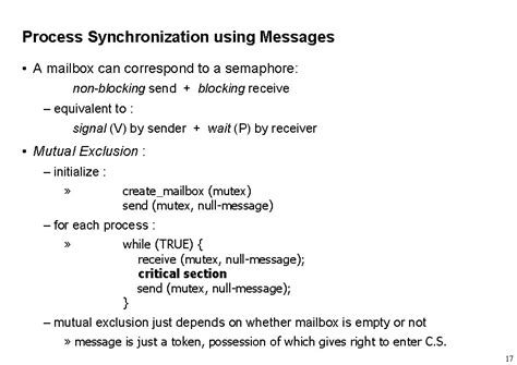 Interprocess Communication Message Passing Processes Can Communicate