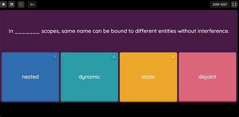 Solved The Scope Of A Variable Isln Scopes Same Name Can Be