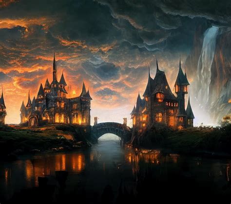 Inspired By The Halloween Theme Haunted Castles R Midjourney