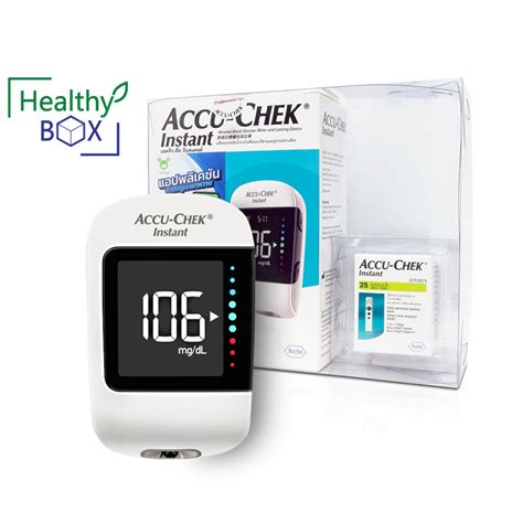 Accu Chek Instant ชุดเครื่องตรวจน้ำตาล แอคคิว เช็ค อินสแตนท์ ใช้งานง่าย รู้ผลเร็ว V Shopee