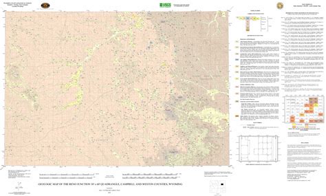 Geologic Map Of The Reno Junction 30 X 60 Quadrangle Campbell And