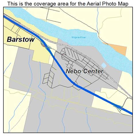 Aerial Photography Map Of Nebo Center Ca California