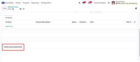 Purchase Agreements List In Odoo 17 Purchase Odoo V17 Enterprise Purchase Agreements List In Odoo 17 Purchase Odoo V17 Enterprise