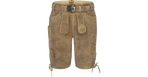 Almsach Kurze Lederhose Hellbraun Jeans And Hosen Bekleidung Für