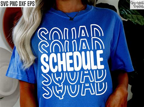 Schedule Squad Svg Scheduler Pngs Office Work Cut Files Scheduling Job Shirt Designs