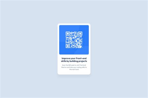 Frontend Mentor Qr Code Challenge Using Pure Html And Css Taught By Frontend Tribe Coding
