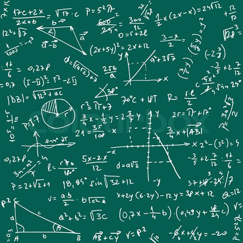Trigonometry Pattern Stock Vector Colourbox