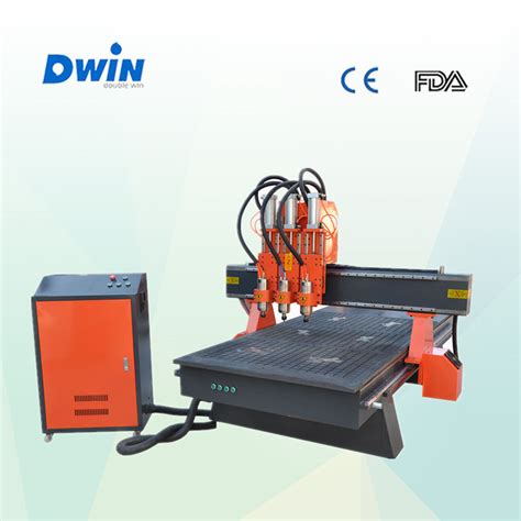 Multi Head CNC Woodworking Machine DW Spindles CNC Router And Pneumatic Tool Changer