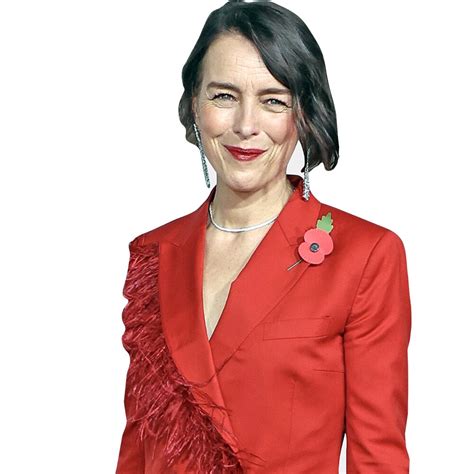 Olivia Williams Red Suit Buddy Torso Up Cutout Celebrity Cutouts