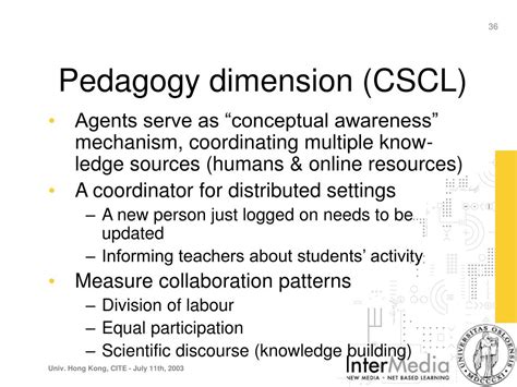 Ppt Pedagogical Agent Design For Distributed Collaborative Learning