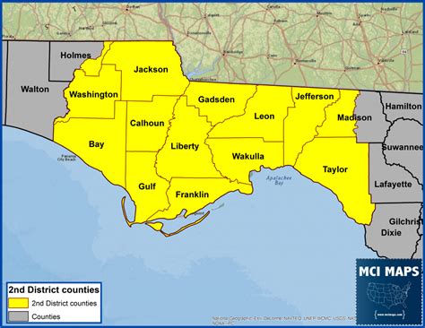 Printable Florida Panhandle Map