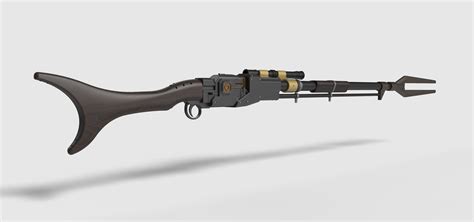 Amban Sniper Blaster Rifle From The Mandalorian 3d Model Cgtrader