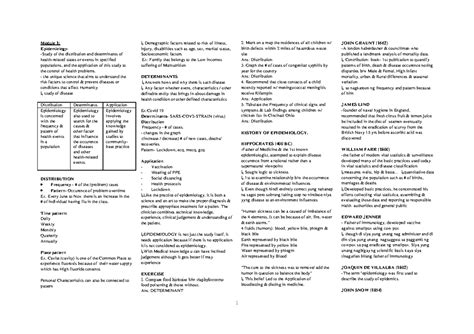 BIOSTAT MODULE 1 2 Module 1 Epidemiology Study Of The Distribution And Determinants Of Studocu