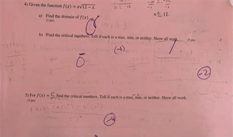 solved 4 given the function f x x12−x a find the domain