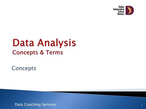 Ppt Data Analysis Concepts And Terms Powerpoint Presentation Free